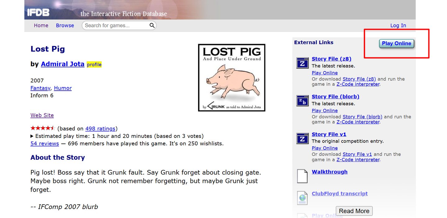Interactive fiction（文字游戏/互动小说）的鼻祖——Parser-based IF（文本解析式互动小说 ） - 知乎