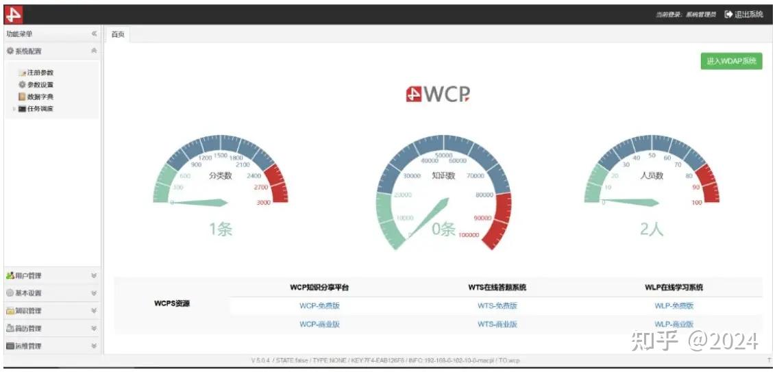 WCP知识管理系统-免费版v5.0.4使用说明书 - 知乎