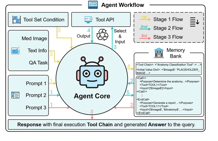 Can Modern LLMs Act as Agent Cores in Radiology Environments? 论文分享 - 知乎