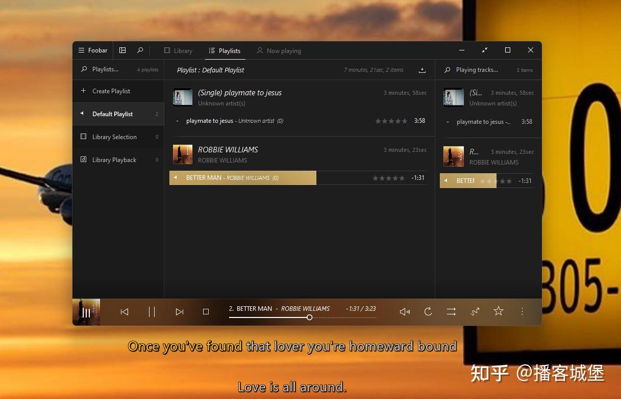Foobar2000视频定制版 - 知乎