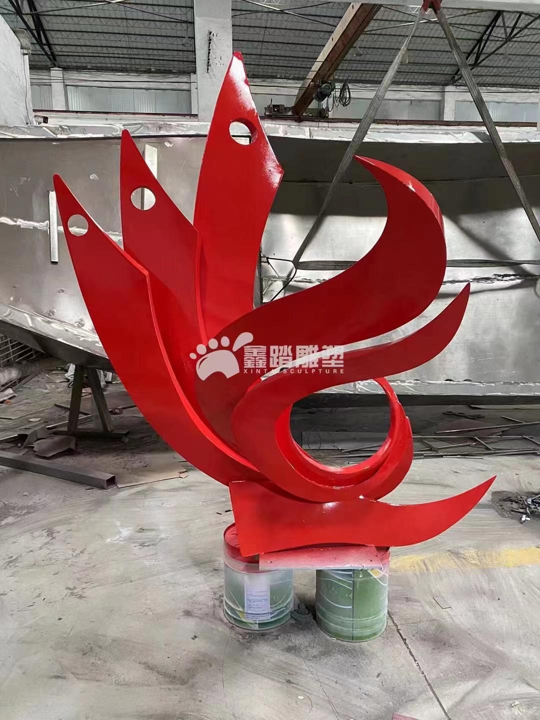 抽象不锈钢凤凰雕塑喷漆红色不锈钢凤凰雕塑城市园林广场不锈钢凤凰景观雕塑 - 知乎