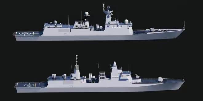 mini版055，054B首舰下水 - 知乎