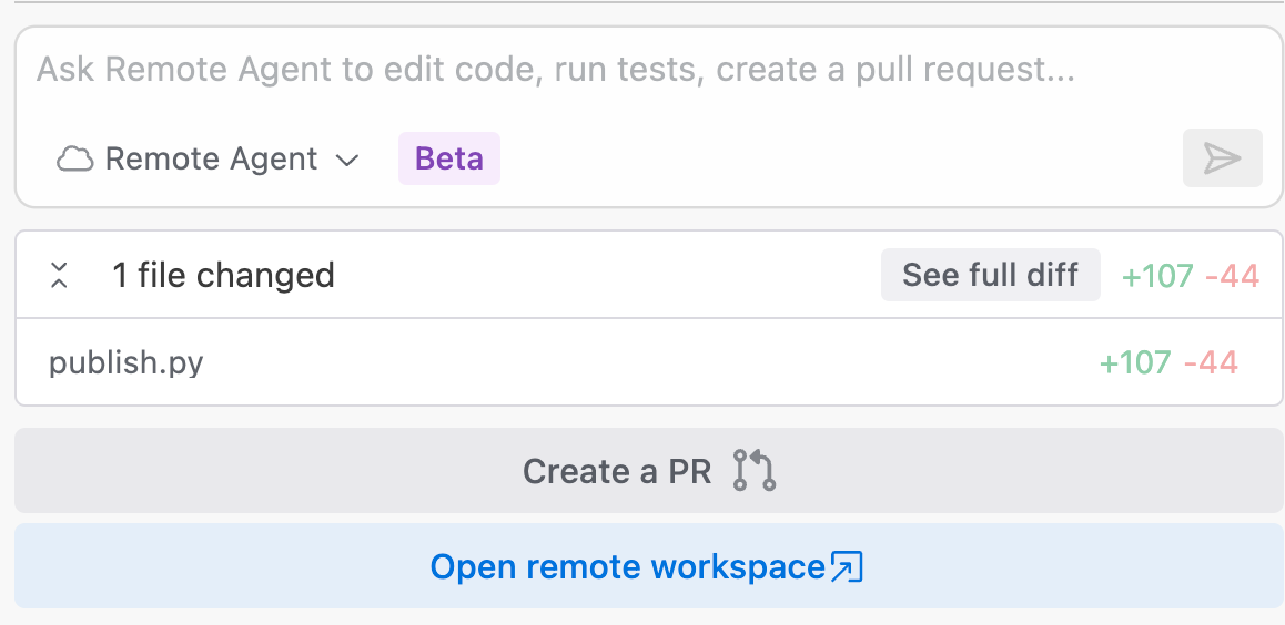 Augment Remote Agent: 有了本地Agent，为什么你还需要Remote Agent? - 知乎