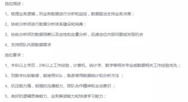 数据分析师有哪些等级？ 知乎