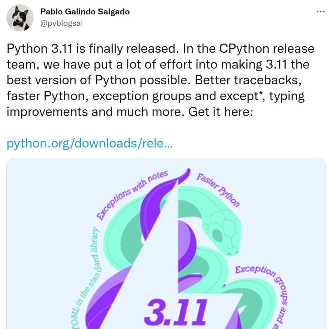 Python 3.11正式版来了，比3.10快10-60%，官方：这或许是最好的版本 - 知乎