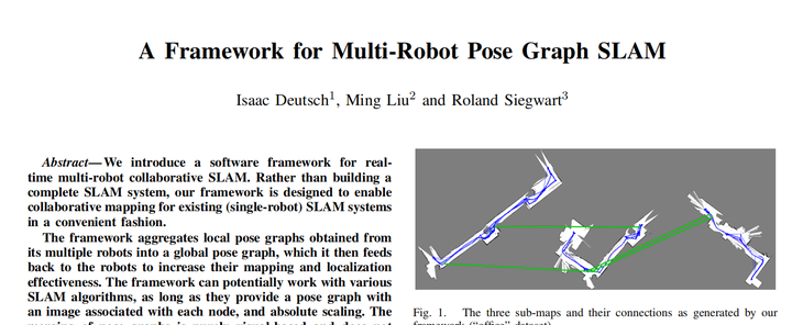 论文笔记：A Framework for Multi-Robot Pose Graph SLAM - 知乎
