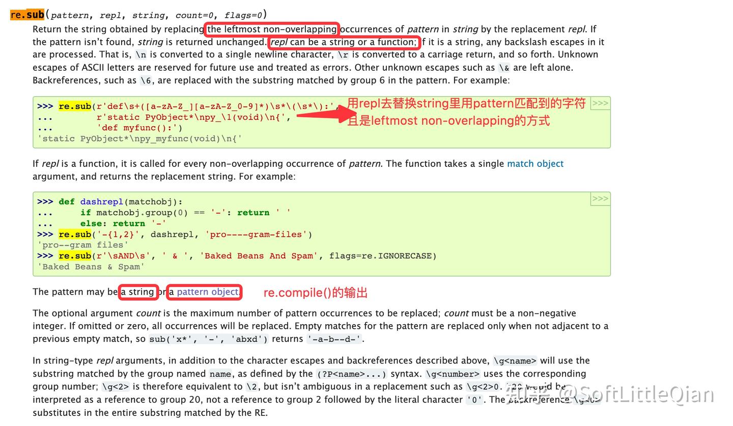 学python re.compile re.sub re.split的用法 顺便学英语 - 知乎