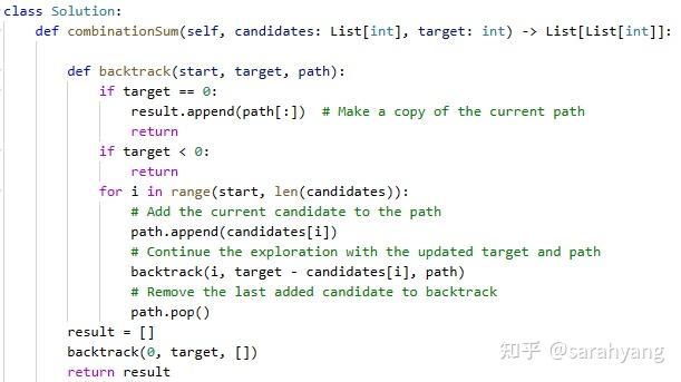 Leetcode Combination Sum - 知乎