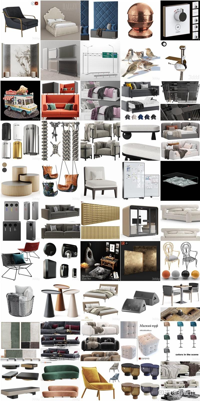 3dsky Pro 2023年11月3D模型合辑第一季 | 260套 | 11GB - GFXHUB - 知乎