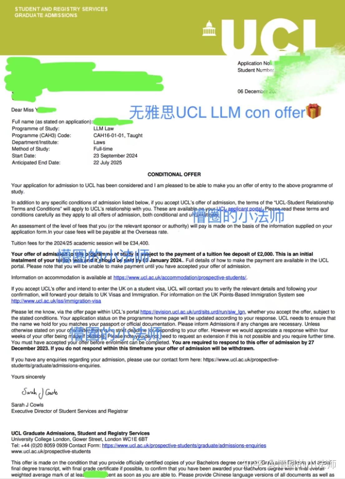 LLM/JD申请第115例（双非无雅思篇 - UCL LLM + Durham LLM） - 知乎