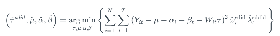 Stata:合成DID原理及实现-SDID - 知乎