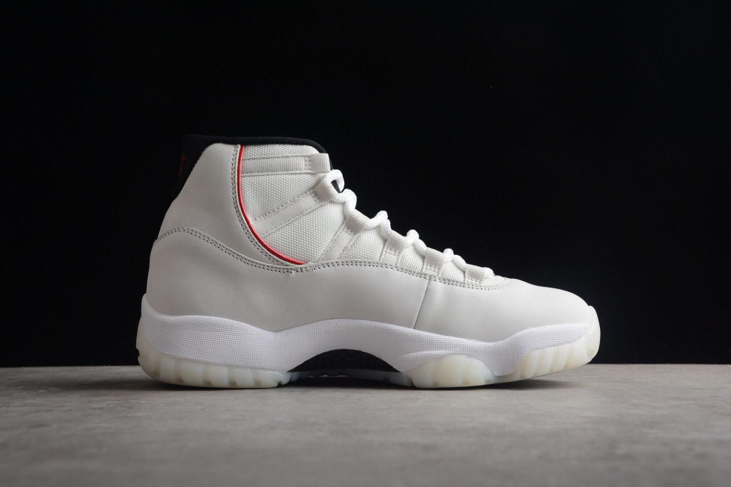 乔丹 Air Jordan 11 Platinum Tint 白红兔八哥碳纤篮球鞋 - 知乎