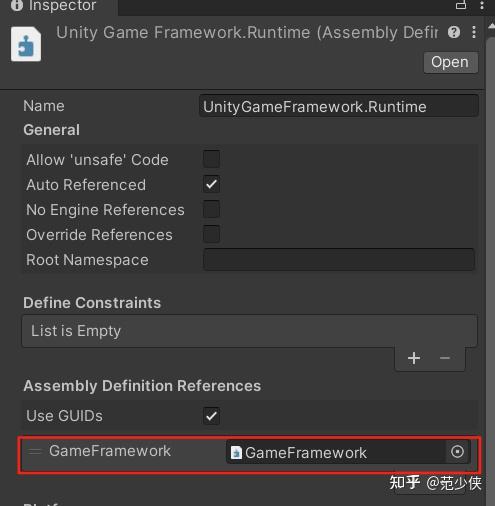 GameFramework替换源码 - 知乎