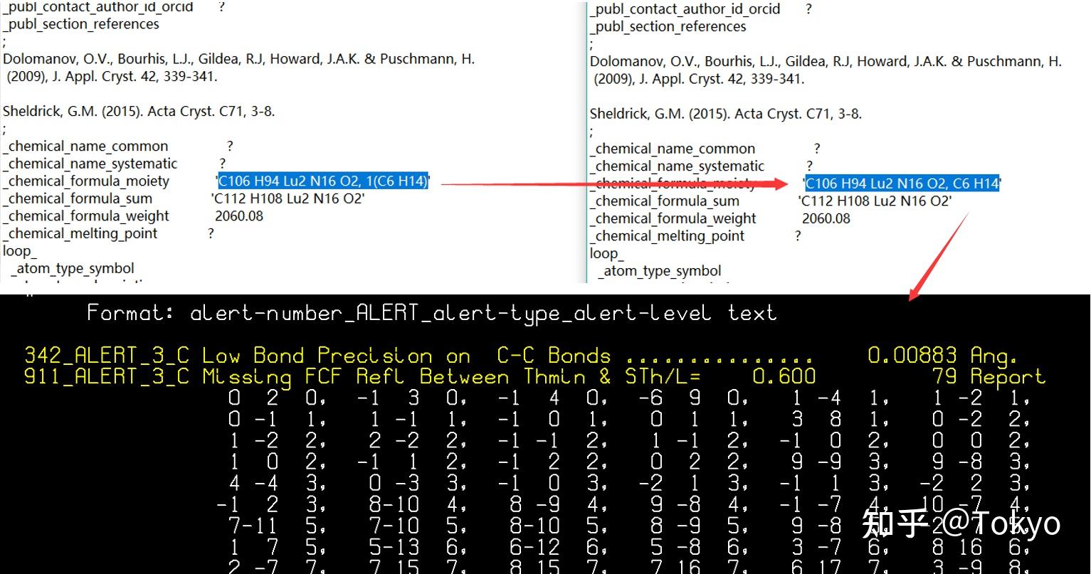 CheckCIF-C级警报PLAT042处理案例 - 知乎