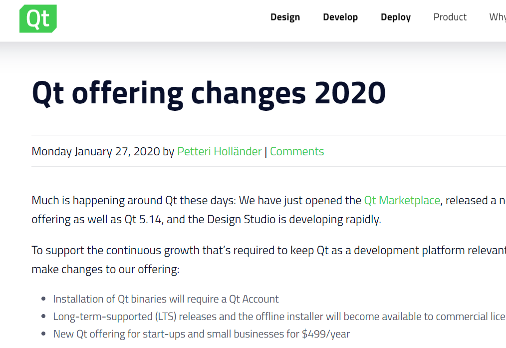 Qt 6.5 LTS 转为 “仅面向商业客户提供” 阶段 - 知乎