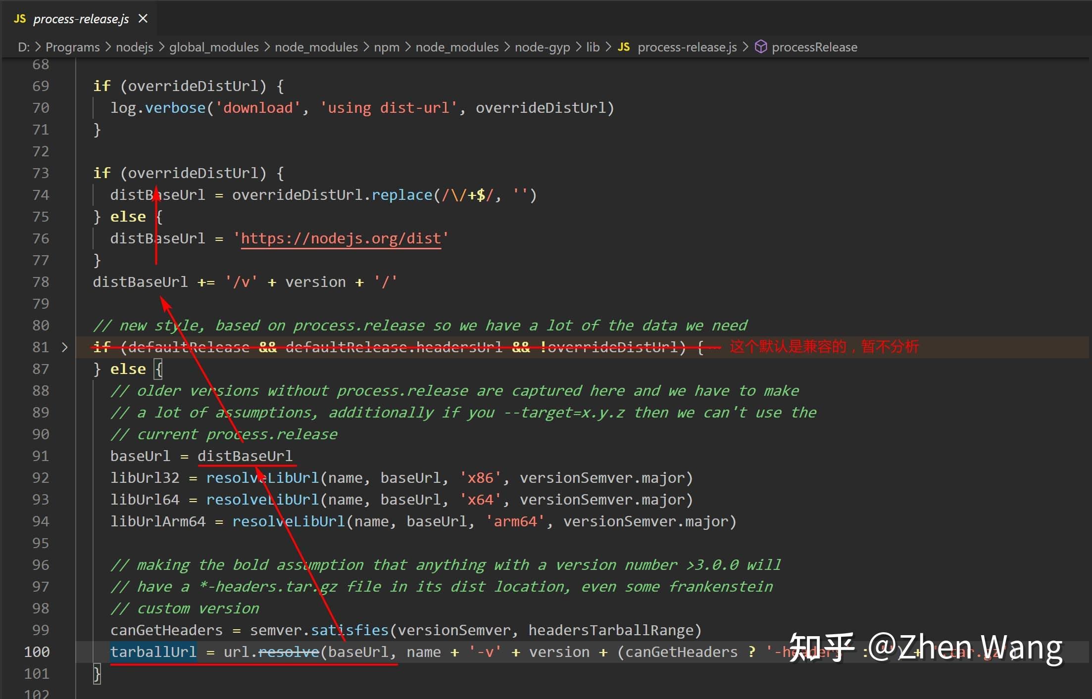 从源码分析node-gyp指定node库文件下载地址 - 知乎