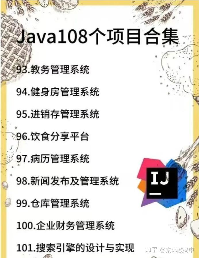 108个适合新手实践的Java项目（附源码） - 知乎