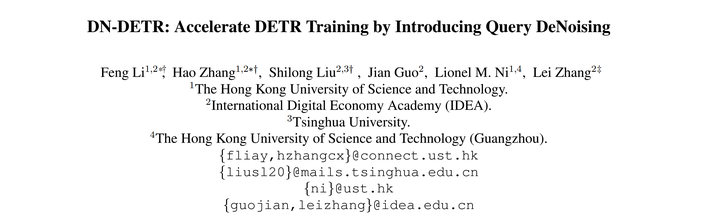 【论文速读4】CVPR2022目标检测DN-DETR - 知乎