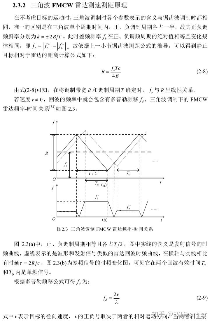 【雷达探测】FMCW雷达测速测距方法研究【附MATLAB代码】 - 知乎