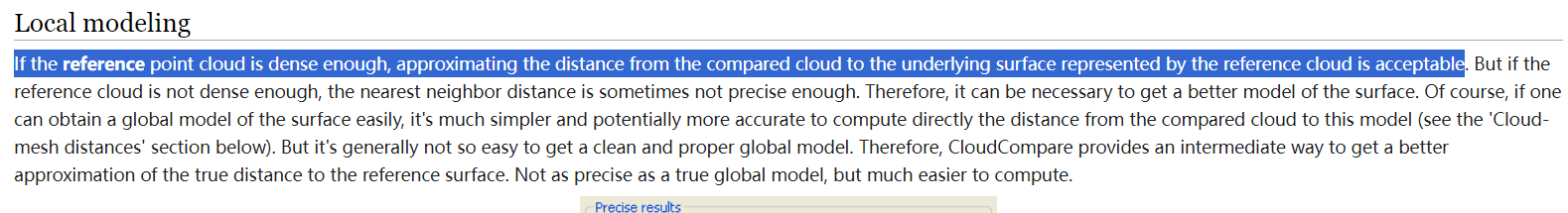 Distances Computation in CloudCompare - 知乎