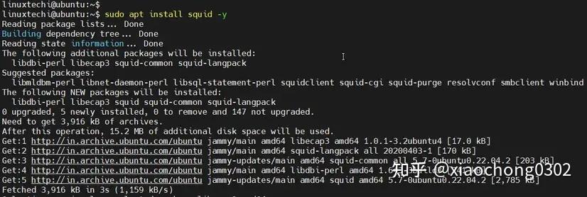 Ubuntu 22.04 安装 Squid Proxy Server - 知乎