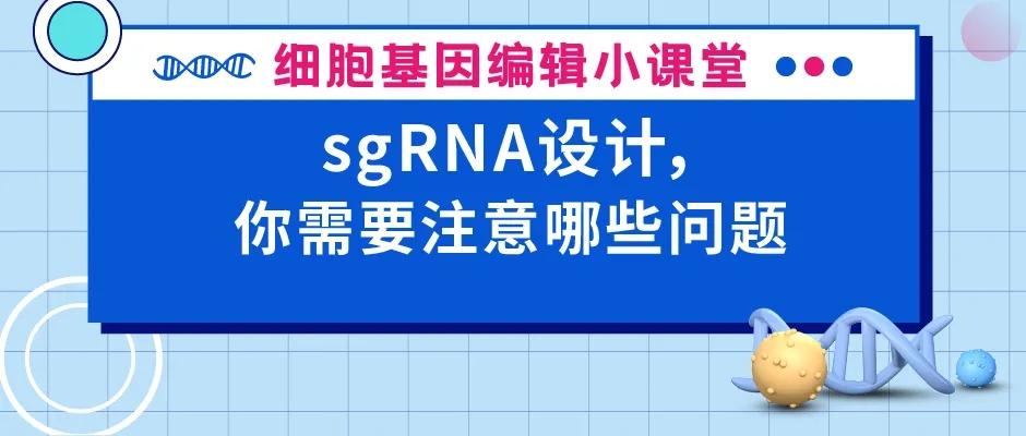 sgRNA设计，你需要注意哪些问题 - 知乎