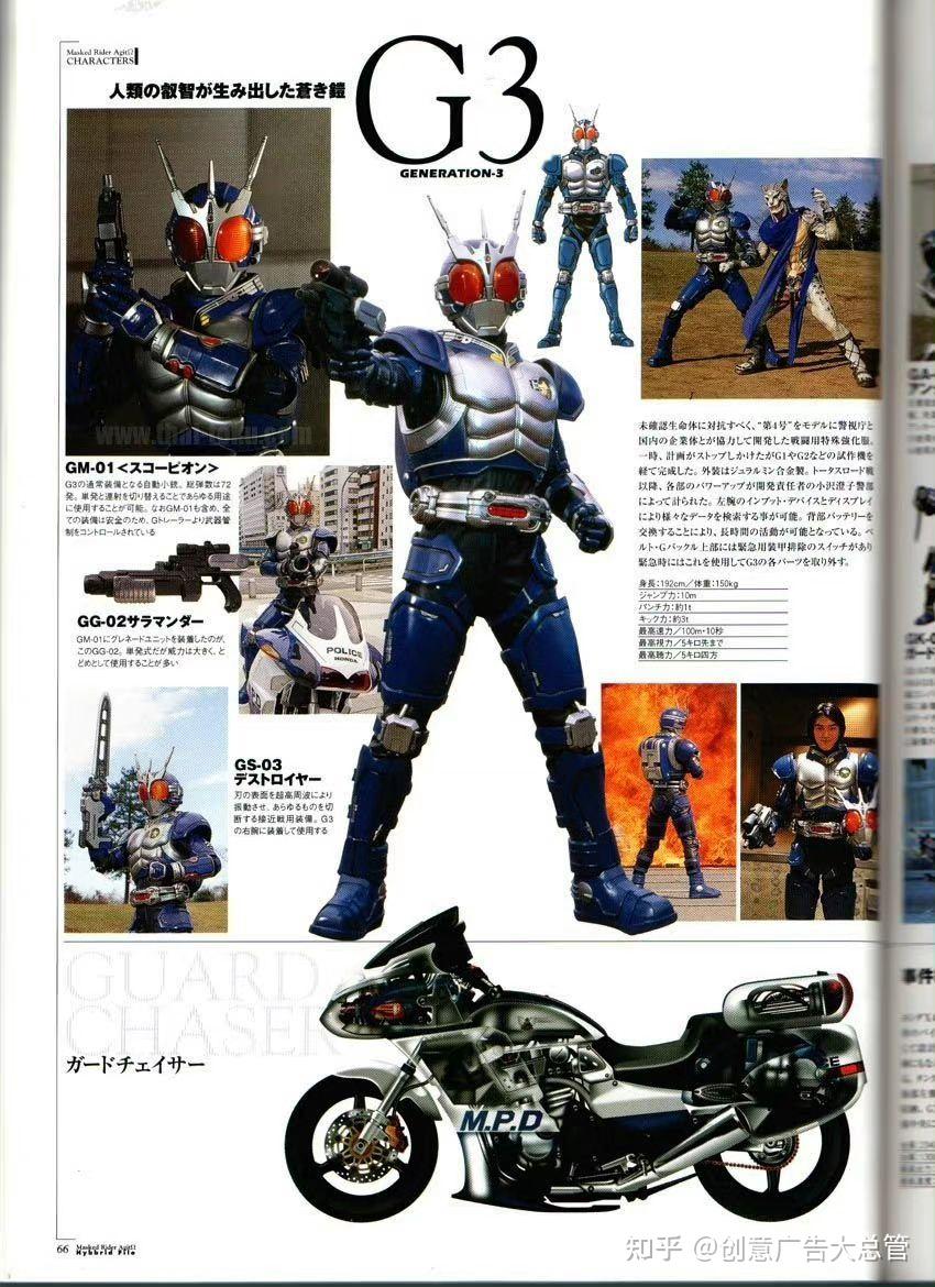 人造假面骑士G3，G3-X，G4设计图 - 知乎