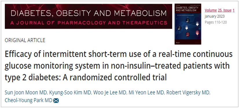 研究速递｜间歇性短期使用rt-CGM或可改善非胰岛素治疗T2D患者的血糖控制 - 知乎