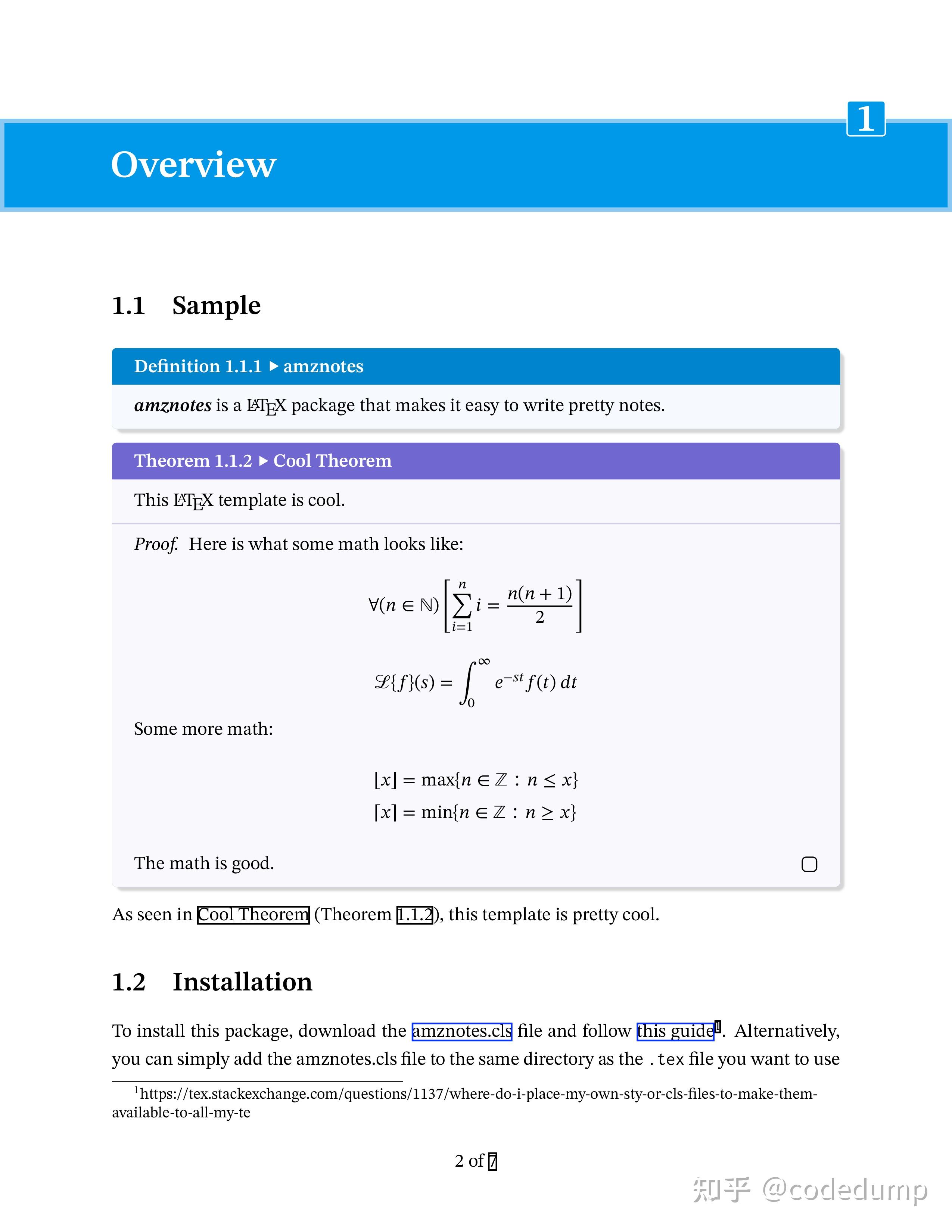有哪些美观实用的或者有创意的 LaTeX 模板？ - 知乎
