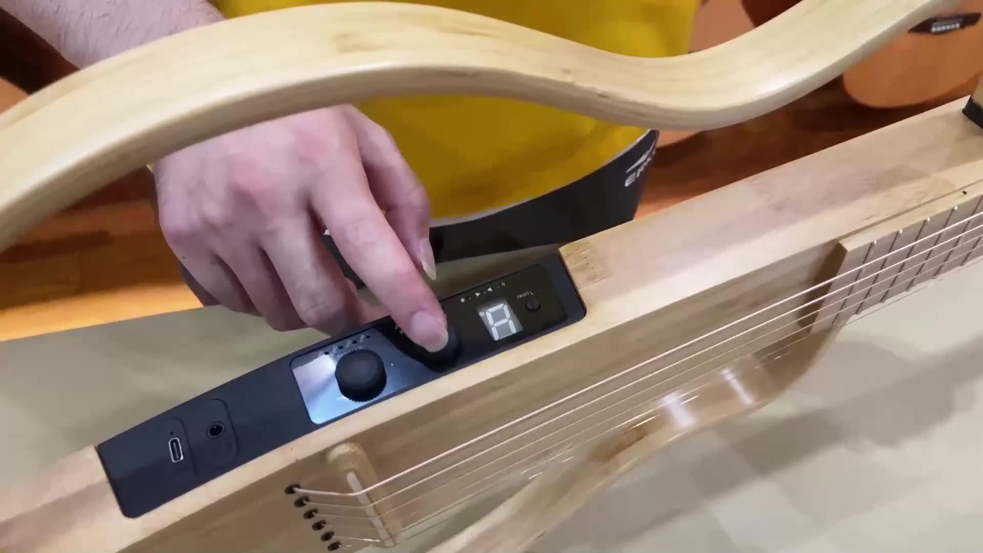 娜塔莎全竹智能静音吉他一款很好玩的吉他 - 知乎