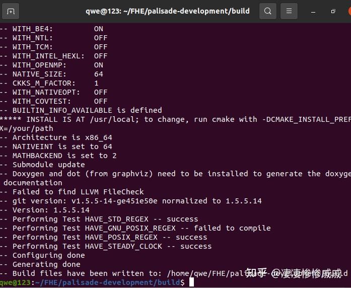 Ubuntu 安装 PALISADE 库 - 知乎
