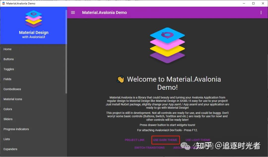 基于Material Design风格开源的Avalonia UI控件库 - 知乎