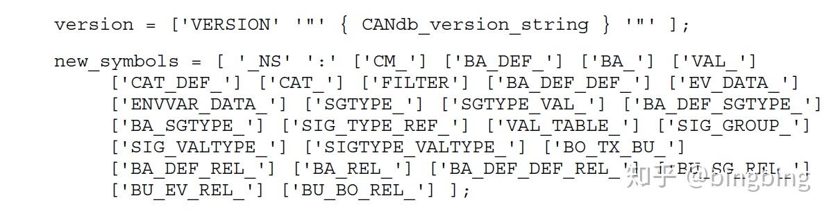 DBC文件格式解析 - 知乎