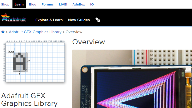 Adafruit GFX Library字体规范 - 知乎
