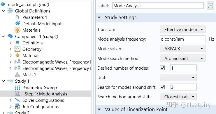 用comsol仿真三维光子晶体能带，我只想单独看TE模式和TM模式，请问应该怎么设置呢? - 知乎