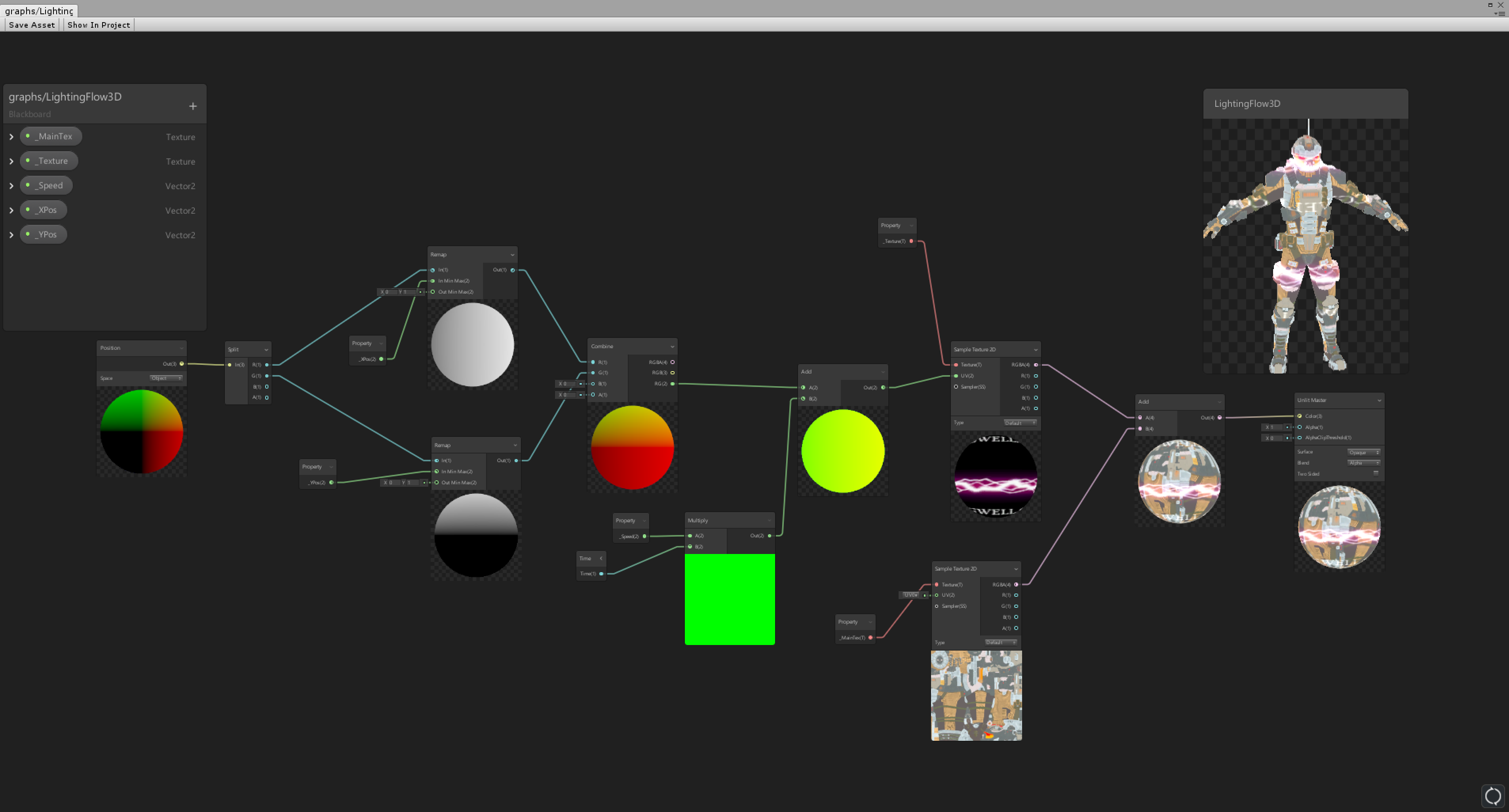 Unity2018 Shader Graph 学习笔记(六) 流光效果的实现 知乎