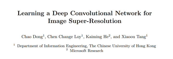 【论文笔记】Learning a Deep Convolutional Network for Image Super-Resolution - 知乎