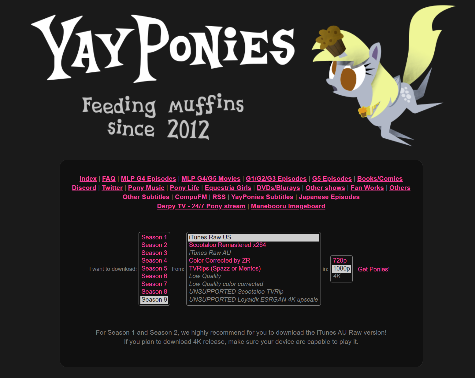 哪里可以看小马宝莉所有动漫，包括小马国女孩？ - 知乎