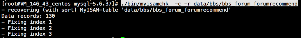 [Mysql]is marked as crashed and should be repaired - 知乎