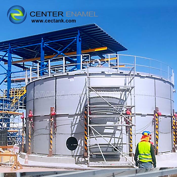 Glass Fused To Steel And Stainless Steel Bolted Tanks / Anaerobic ...