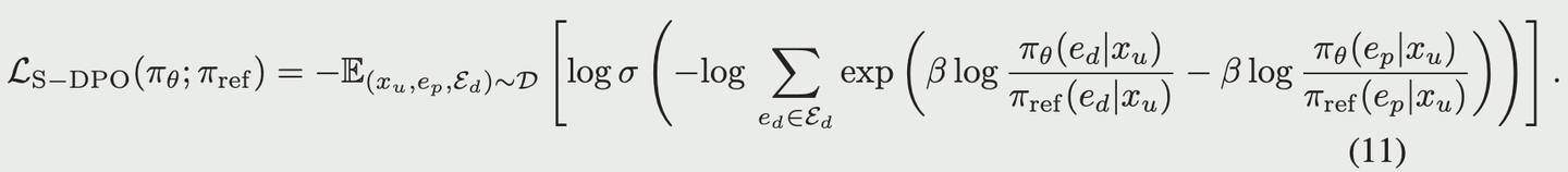 NIPS'2024 S-DPO:On Softmax Direct Preference Optimization for Recommendation - 知乎