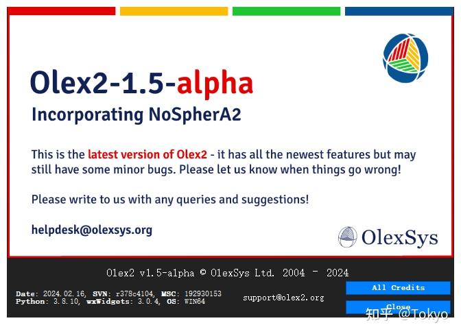 Olex2中溶剂遮掩及其标志 - 知乎