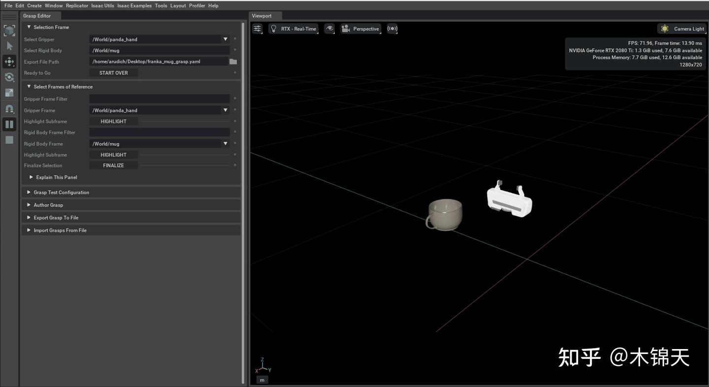 【Isaac Sim 4.5.0】Tools and Tutorials - Robot Setup - Grasp Editor - 知乎