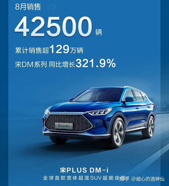 月销量破4万比亚迪宋PLUSDM-i霸榜国内销量冠军 - 知乎