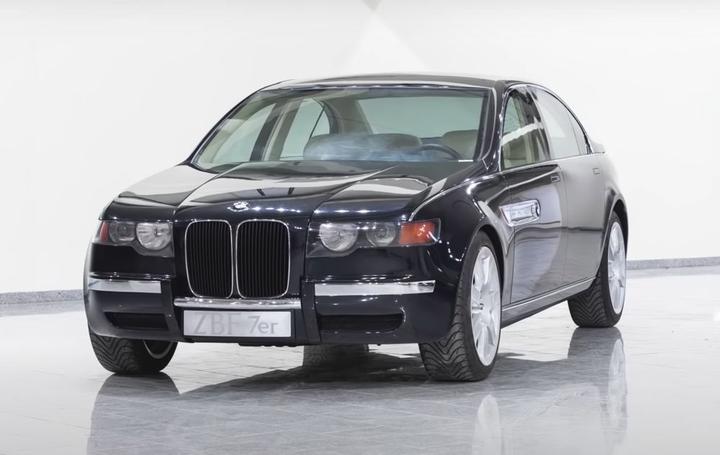 宝马双肾大鼻孔设计鼻祖 1996年宝马ZBF 7er概念车曝光 - 知乎