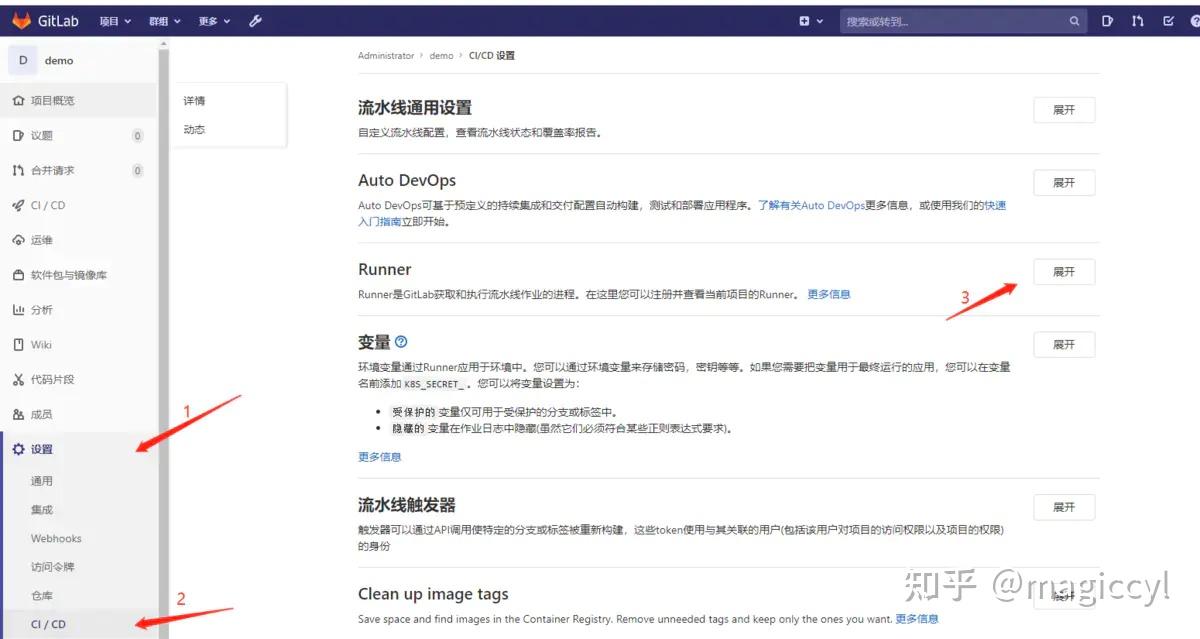 Docker部署Gitlab与Gitlab-Runner并实现项目CICD - 知乎