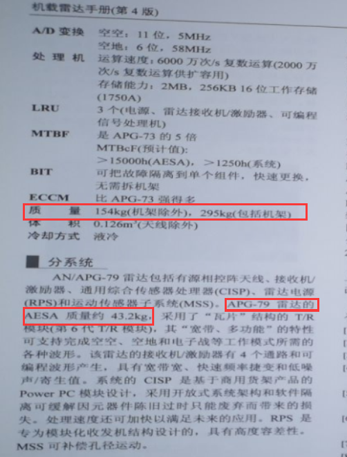 AN/APG-79(V)4雷达只有45公斤重量？再戳穿一个美帝神话。 - 知乎
