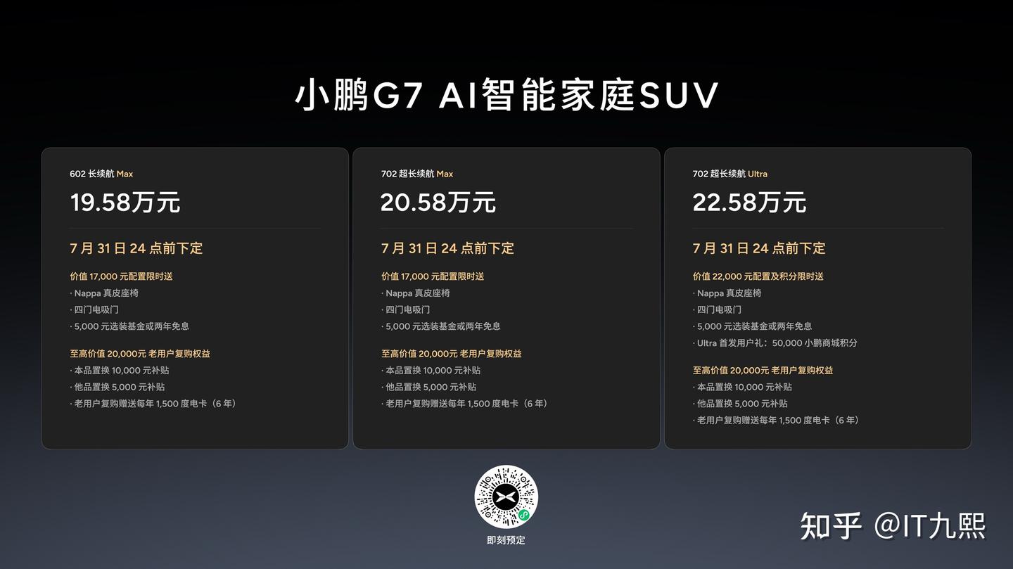 小米YU7和小鹏G7二选一，你会选谁？ - 知乎