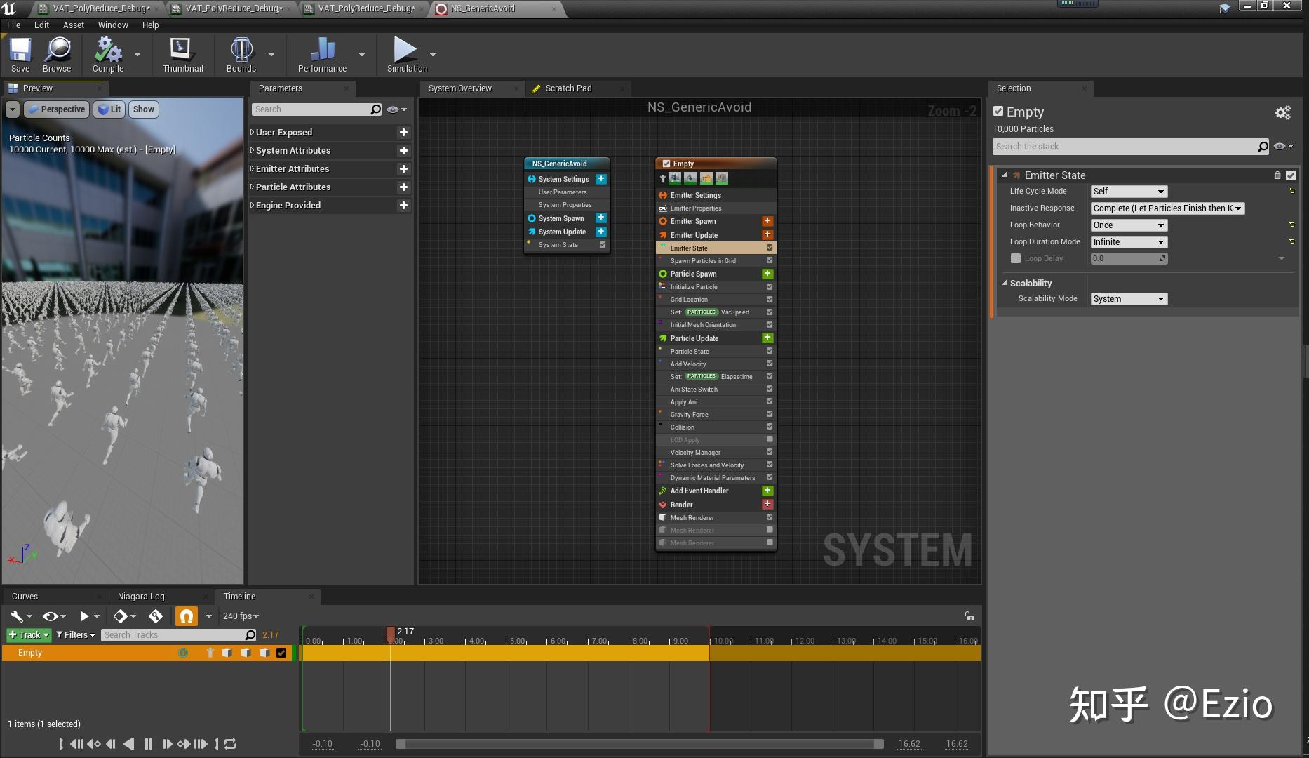 UE4 Niagara 制作大批量集群初试 - 知乎