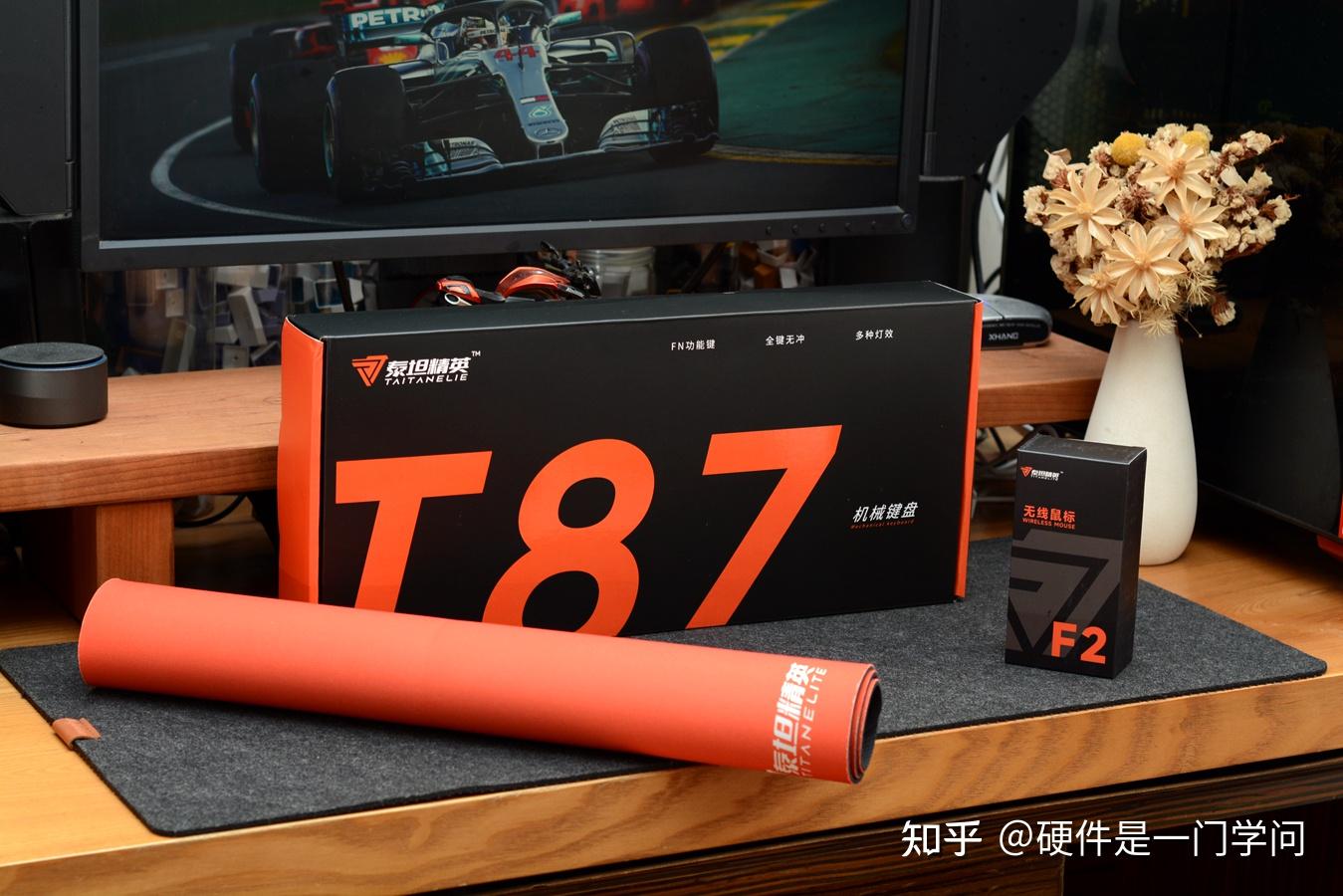 五层消音结构，凯华MIX轴，泰坦精英T87三模机械键盘开箱 - 知乎